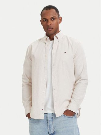 Tommy Jeans Hemd DM0DM21298 Hellbeige Regular Fit