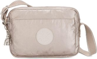 Kipling ABANU Kleine Umhängetasche, Metallic Glow (Silber)