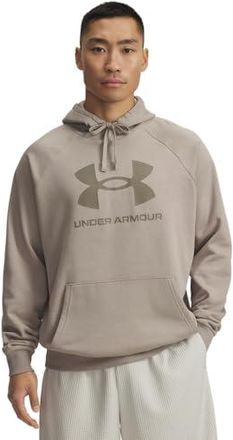 Under Armour Rival Fleece Logo HD, Timeberwolf Taupe/Taupe Dusk, L