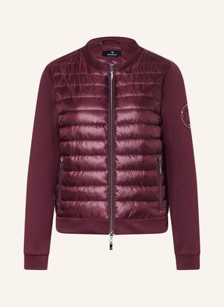 Monari Monari Steppjacke Im Materialmix rot