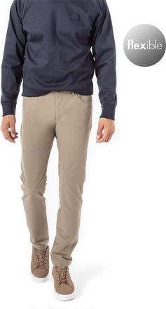 HUGO BOSS Herren Hose gr&uuml;n Mikrofaser