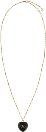 Valentino Garavani Femme, Accessoires, Jaune, Taille: ONE Size Coeur Royal Necklace
