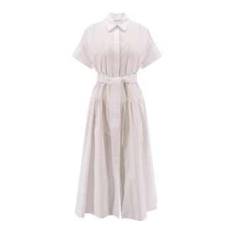 Max Mara Hemdblusenkleid - - Dresses - Damen - Wei&szlig; - S