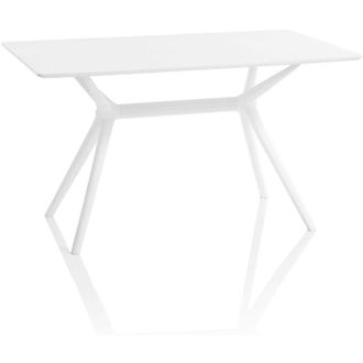 TFT Home Furniture Table dint&eacute;rieur/ext&eacute;rieur SNAKE blanc