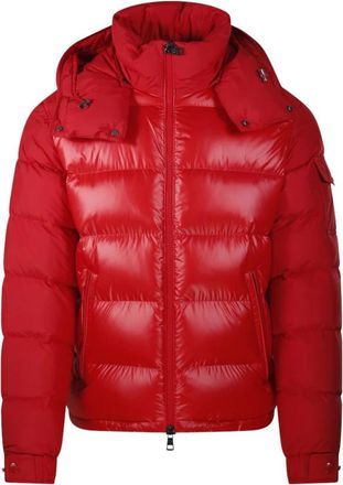 Moncler Maya Jacket - Homme - Vestes - Rouge - Taille: XL