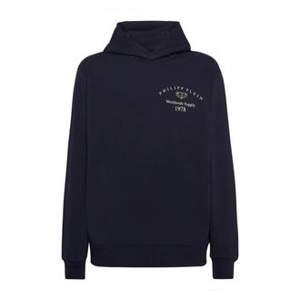 Philipp Plein Homme, Sweatshirts et sweats &agrave; capuche, Bleu, Taille: 3XL Sweat &agrave; capuche LHomme