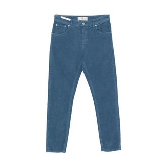 Pantaloni Torino Five-Pocket Hose - - Trousers - Herren - Blau - W32