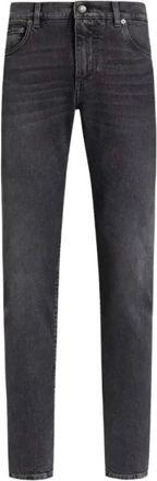 Dolce & Gabbana Homme, Jeans, Gris, Taille: 5XL Pantalon en denim