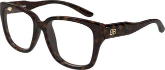 Balenciaga Rechteckige optische Fassung - - Accessories - unisex - Braun - 55 MM