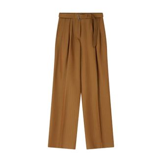 Dries Van Noten Peaches Pants - - Trousers - Damen - Braun - M