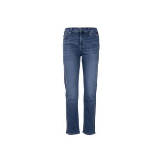 Liu Jo Slim Jeans mit Schmucksteinen - - Jeans - Damen - Blau - W26