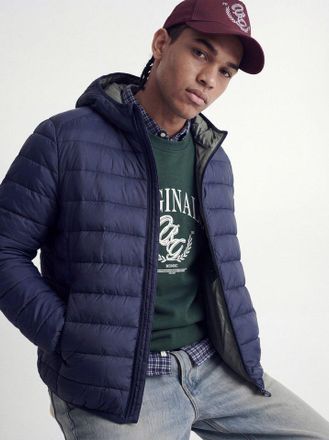 Jack & Jones Steppjacke JJEBERG LIGHT DOWN PUFFER HOOD NOOS Kunstfaser, normal geschnitten