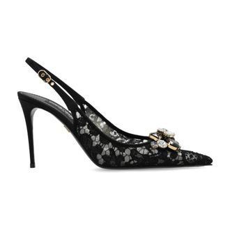 Dolce & Gabbana Hohe Schuhe Lollo - - Shoes - Damen - Schwarzk - 39 1/2 EU