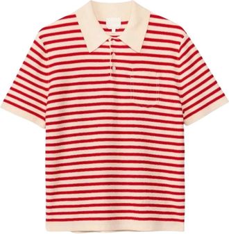 A.P.C. A.p.c., Homme, Tops, Multicolore, Taille: 2XL Polo 100% Cotone
