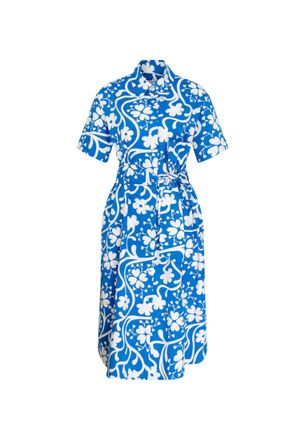 Seidensticker Damen Kleid - Blusenkleid - Midikleid - Regular Fit - Bügelleicht - Hemdblusenkragen - Kurzarm - Midi