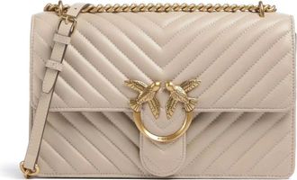 Pinko Pinko, Femme, Sacs, Beige, Taille: ONE Size Love Bag
