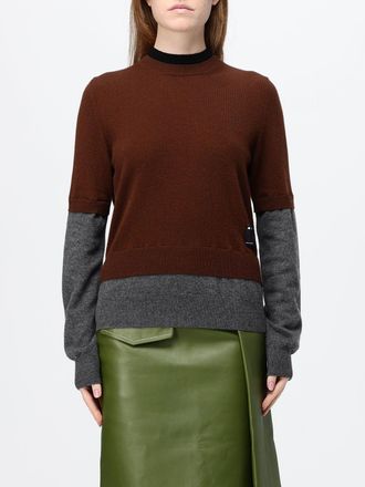 Marni Pull bicolore &agrave; col montant 100% cachemire