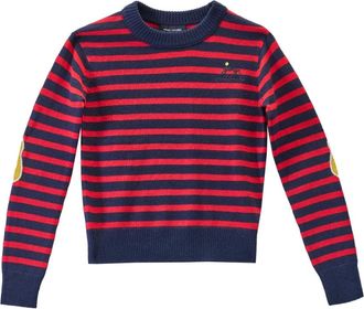 Marc Jacobs Femme, Pulls, Multicolore, Taille: 44 FR Joy Striped Crewneck