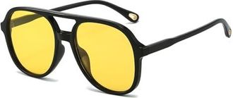 Generic Lunettes De Soleil Conduite For Hommes Et Femmes, For Les Trajets Domicile-travail, Vacances Le Sport(Yellow)