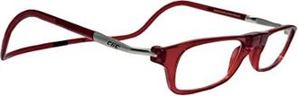 clic! CliC Eyewear - Lunettes de lecture pour hommes et femmes XXL - Lunettes de lecture avec aimant - En Polyamide TR90 - Lunettes unifocales souples - Rou