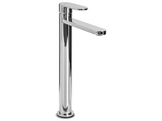 Beliani Beliani - Elegante Rubinetto Per Lavabo In Ottone Argento Monocomando 30 Cm Colhue