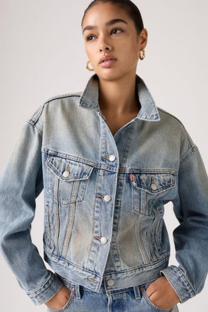 Levi's Cropped 90s Trucker Jacket - Damen - Blau / Blau