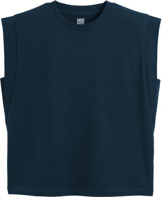 La Redoute Collections D&eacute;bardeur Pur Coton Col Rond Sans Manches