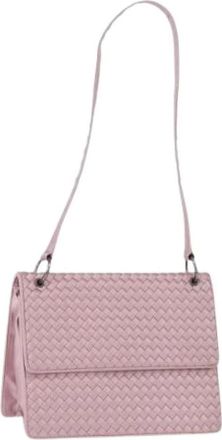 Bottega Veneta Sac bandouli&egrave;re vintage Pre-owned - Femme - Pre-owned - Rose - Taille: ONE Size