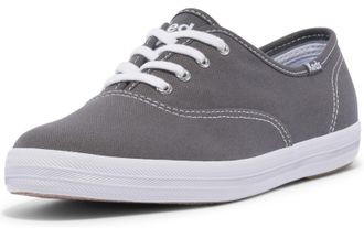 Keds Damen-Dallas-Peeptoe-Schuhe - Farbe: Blasses Orange, Grau - Graphit - Größe: 41 EU