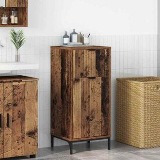 vidaXL Cabinet de salle de bain Bois ancien 39.5 x 36 x 88 cm vidaXL