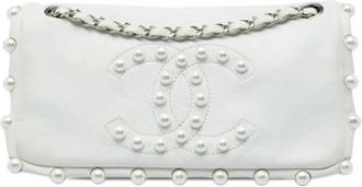 Chanel Pre-owned Pearl Obsession Flap - Femme - Pre-owned - Blanc - Taille: ONE Size