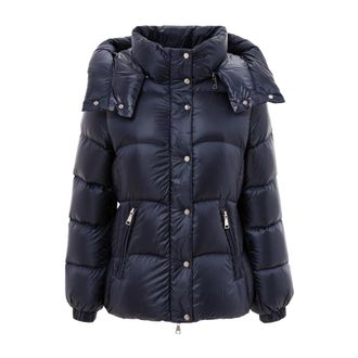 Add Doudoune avec capuche amovible - Femme - Vestes - Bleu - Taille: 36 FR