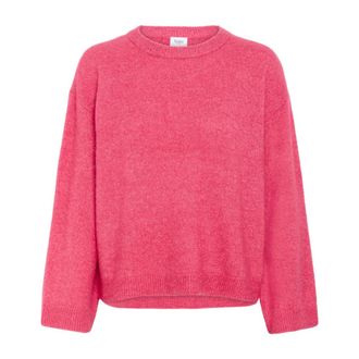 Saint Tropez Weicher Strickpullover Fruit Dove - - Knitwear - Damen - Rosa - S