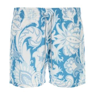 Etro Badeshorts mit Print - - Swimwear - Herren - Blau - L