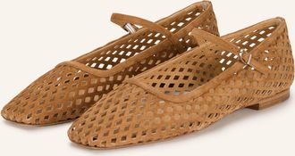 Un&uuml;tzer Un&uuml;tzer Mary-Jane-Ballerinas braun