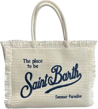 MC2 Saint Barth Femme, Sacs, Beige, Taille: ONE Size Sac Vanity en Paille et Bandouli&egrave;re