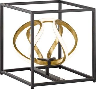 Fischer & Honsel Fischer&honsel - Tischleuchte Designleuchte Beistelllampe Wohnzimmerlampe Beistelllampe led Gold