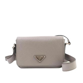 Prada Pre-owned Saffiano Umh&auml;ngetasche - - Pre-owned - Damen - Grau - ONE SIZE