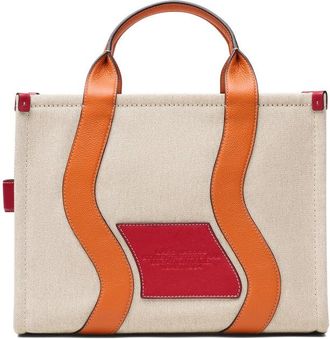 Marc Jacobs Canvas and Leather Colorblock Tote Bag