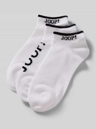 Joop Sneakersocken mit Label-Details im 3er-Pack