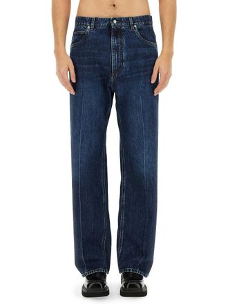 Dolce & Gabbana Oversize Cotton Jeans - Blue