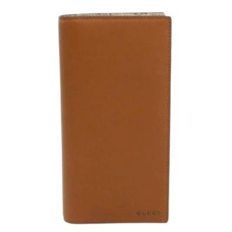 Gucci Portefeuille long vintage doccasion (bi-pli) - unisex - Pre-owned - Brun - Taille: ONE Size
