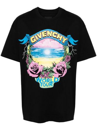 Givenchy t-shirt World Tour en coton - Noir