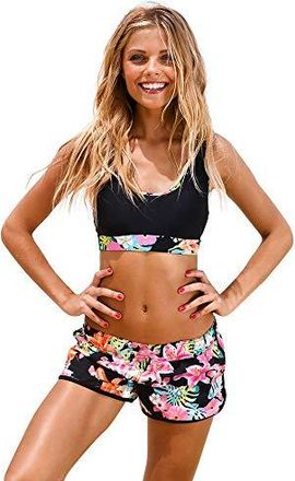 Generic Ensemble bikini sexy et &eacute;l&eacute;gant - Deux pi&egrave;ces - Triangle - Col en V - Maillot de bain push-up - Bikini de plage - Maillot de bain ventre plat - Haut d