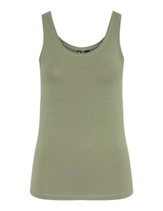 Pieces Damen Pcsirene Tank Noos Top, Deep Lichen Green,L