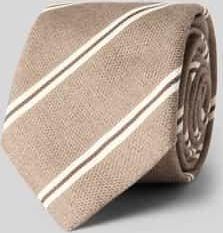 Gierremilano Seidenkrawatte aus reiner Seide mit Logo-Patch