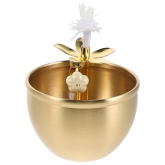 Artibetter Buddhistische Petroleumlampe aus Metall mit Verstellbarem Dochtrahmen Retro &Ouml;llampe f&uuml;r Tempel und Heimdekoration Langlebige Butterlampe f&uuml;r Spirituel