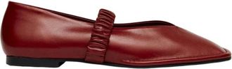 Alohas Alohas, Femme, Chaussures, Rouge, Taille: 38 EU Lautan Leather Ballet Flat