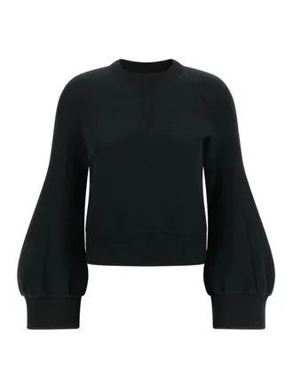 sacai Pull Col Rond - Noir