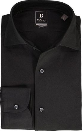Boggi Milano Herren Hemd schwarz